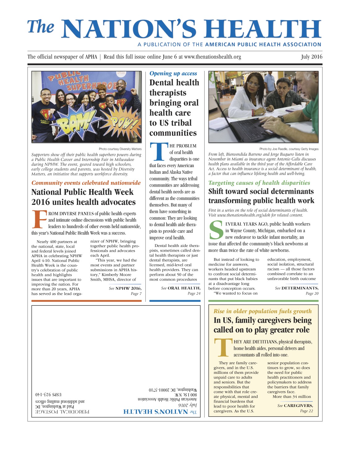 Resources: July 2016 | The Nation's Health